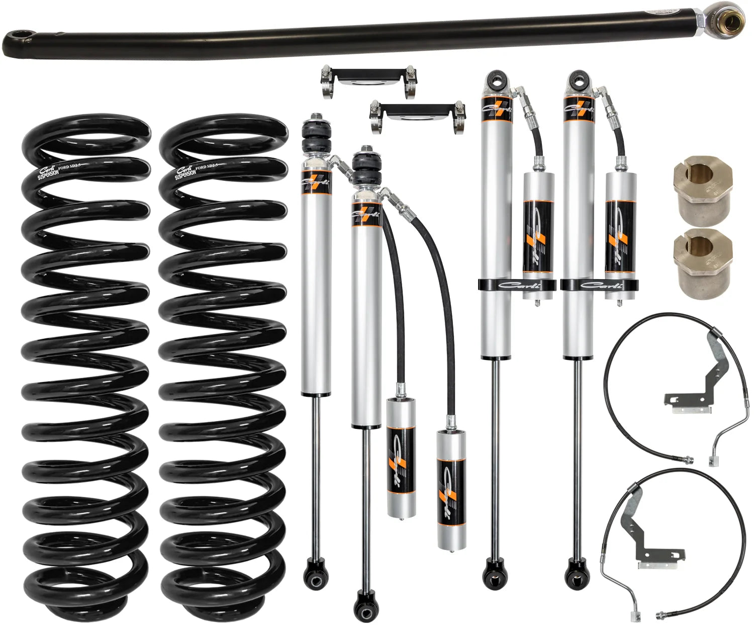 Carli 11-16 Ford F250/350 4x4 Gas 2.0" Lift Backcountry System at ...